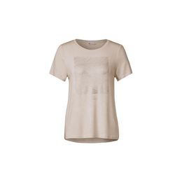 Street One T-Shirt in smooth sand beige | Gr.: 42