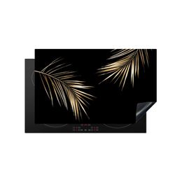 OnlyWow Herdabdeckplatte Goldene Bl&auml;tter | Gr.: 59 x 52 cm