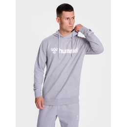 Hummel Verstellbare Taille Kapuzenpullover Hmlgo Erwachsene in GREY MELANGE | Gr.: L