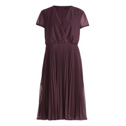Vera Mont Cocktailkleid mit Plissee in Purple/Purple | Gr.: 42