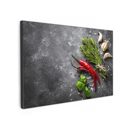 OnlyWow Leinwand Bilder Gew&uuml;rze | Gr.: 120 x 80 cm