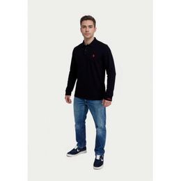 U.S. Polo Assn. Longsleeve in schwarz | Gr.: L
