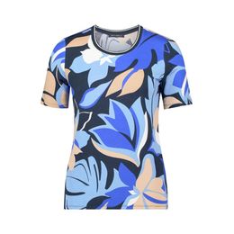Betty Barclay Basic Shirt mit Print in Dunkelblau/Blau | Gr.: 38