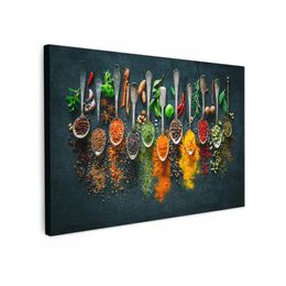 OnlyWow Leinwand Bilder Kr&auml;uter | Gr.: 30 x 20 cm