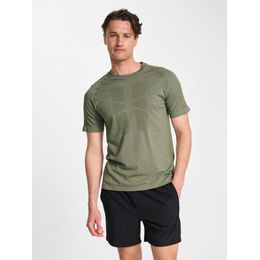 Hummel T-Shirt Hmlhiit Multisport Herren in DEEP LICHEN GREEN | Gr.: M
