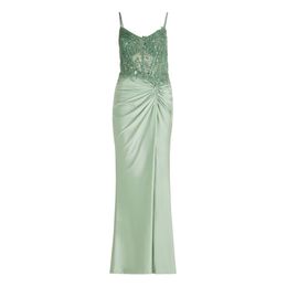 Vera Mont Abendkleid mit Stickerei in Foggy Green | Gr.: 36