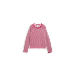 Tom Tailor Pullover in pink plaited knit | Gr.: M