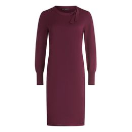Betty Barclay Strickkleid mit Schleifenknoten in Dark Aubergine | Gr.: 38