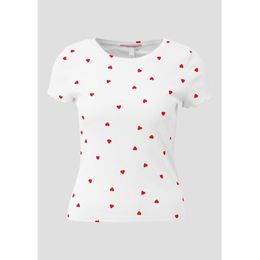 QS T-Shirt in 02A0_creme | Gr.: M