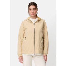Camel Active Wendejacke mit Allover-Print und unifarbener Seite in Sand | Gr.: 40