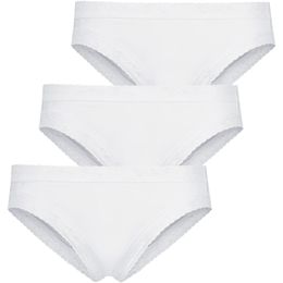 Bikinislip Jockey "Soft Stretch Lace", Damen, Gr. L, wei&szlig;, Jersey, Obermaterial: 92% Polyamid, 8% Elasthan, unifarben, figurbetont, Unterhosen, mit dezenter Spitze besetzt