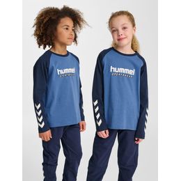 Hummel T-Shirt Hmljr Logo Kinder in DUTCH BLUE | Gr.: 122/128