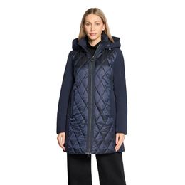 Betty Barclay Outdoorjacke mit abnehmbarer Kapuze in Dunkelblau | Gr.: 40