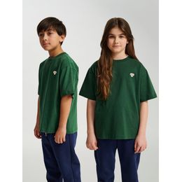 Hummel T-Shirt Hmljr Loose Kinder in DARK GREEN | Gr.: 110/116