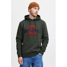 Kapuzenpullover Blend "BHAbsalon", Herren, Gr. M, deep forest, Sweatware, 50% Baumwolle, 50% Polyester, bedruckt, regular fit, Pullover Kapuzenpullover, Stilvoller Hoodie mit Kapuze