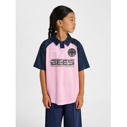 Hummel T-Shirt Raglan&auml;rmel Hmljr Loose Kinder in ROSEATE SPOONBILL | Gr.: 34-39