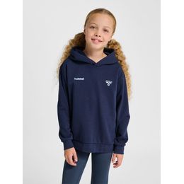 Hummel Kapuzenpullover Hmljr Graphic Kinder in DRESS BLUES | Gr.: 110/116