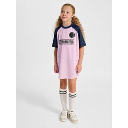 Hummel Kleid Raglan&auml;rmel Hmljr Loose M&auml;dchen in ROSEATE SPOONBILL | Gr.: 110/116