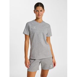 Hummel T-Shirt Hmlmove Damen in GREY MELANGE | Gr.: S