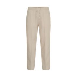 Leinenhose Casual Friday "Leinenhose CFPilou Linen Mix", Herren, Gr. L, L&auml;nge 32, beige (island fossil), Obermaterial: 35% Polyester PES. 22% Baumwolle CO. 22% Leinen LI. 19% Viskose CV. 2% Elasthan EL., Hosen