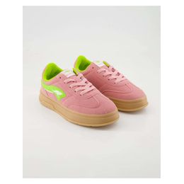 Kangaroos Sneakers "K-GK Meenie" in Rosa/Hellgr&uuml;n | Gr.: 28