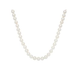 Rafaela Donata Perlen-Kette aus Sterling Silber mit Muschelkernperle in wei&szlig; | Gr.: 40 cm