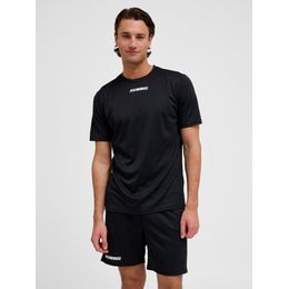 Hummel T-Shirt Hmlmulti Fu&szlig;ball Herren in BLACK | Gr.: L