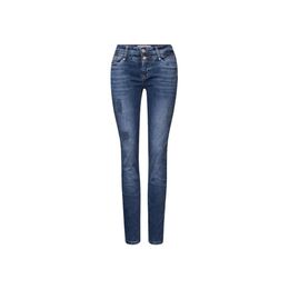 Street One Jeans in mid blue random washed | Gr.: W32/L30