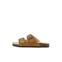 Bianco Sandalen mit Schnallen in Tan | Gr.: 45