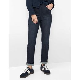 Bequeme Jeans RAPHAELA BY Brax "Style PAMINA FUN", Damen, Gr. 36K18, Kurzgr&ouml;&szlig;en, dunkelblau, Denim/Jeans, 50% Baumwolle, 40% Lyocell, 7% Elastomultiester, 3% Elasthan, slim fit, Jeans