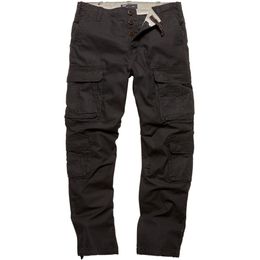 Vintage Industries Cargohose in Schwarz | Gr.: S