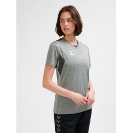 Hummel T-Shirt Hmlauthentic Damen in GREY MELANGE | Gr.: L