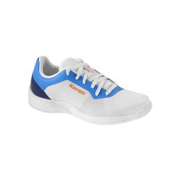 Kempa Hallen-Sport-Schuhe Kourtfly Three W in blau/wei&szlig; | Gr.: 7,5