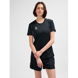 Hummel T-Shirt Hmlauthentic Damen in BLACK | Gr.: XS