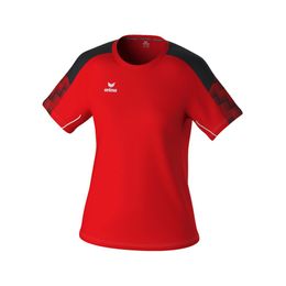 Erima Damen T-Shirt in rot/schwarz | Gr.: 44