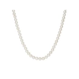 Valero Pearls Perlen-Kette aus Sterling Silber mit S&uuml;&szlig;wasser-Zuchtperle in wei&szlig; | Gr.: 50 cm