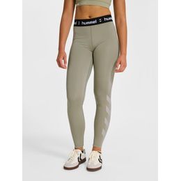 Hummel Leggings Hmlpulse Damen in SEAGRASS | Gr.: M