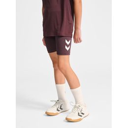 Hummel Kurze Hose Hmljr Logo Multisport M&auml;dchen in FUDGE MELANGE | Gr.: 152