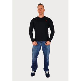 U.S. Polo Assn. Longsleeve in schwarz | Gr.: XL