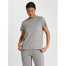 Hummel T-Shirt Hmlpulse Lebensstil Damen in GREY MELANGE | Gr.: S