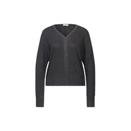 Street One Langarmshirt in anthracite melange | Gr.: 46