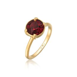 Elli Ring 925 Rosegold in Rot | Gr.: 58