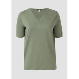 QS T-Shirt in 7927_dunkles salbeigr&uuml;n | Gr.: 44