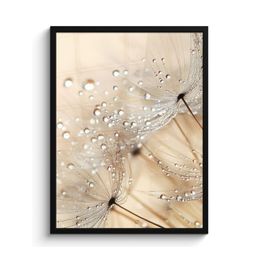 OnlyWow Poster mit Leiste Tropfen | Gr.: 80 x 120 cm