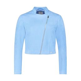 BETTY & CO BETTY & CO Bikerjacke mit Stehkragen in Hellblau | Gr.: 34
