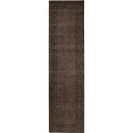 Teppich HEINE HOME Gr. 2, braun, B:90cm H:20mm L:160cm, Wolle, Teppiche, Teppich