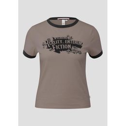 QS T-Shirt in 96D0_braun | Gr.: XS