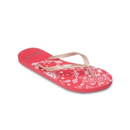Sandale Roxy "New Viva Printed", Herren, Gr. 10 (41), hibiscus, Obermaterial:Obermaterial: 98% Synthetik/2% Metall, Futter: 100% Synthetik, Laufsohle: 100% Schwammgummi;, Schuhe Sandale