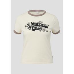 QS T-Shirt in 03D0_creme | Gr.: S