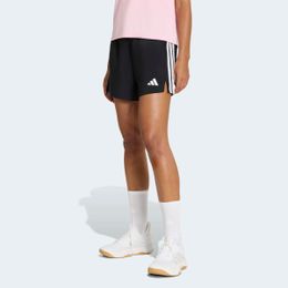 Shorts adidas Performance "WE 3S WVN SH", Damen, Gr. S, L&auml;nge 5, schwarz, wei&szlig;, Obermaterial: 100% Polyester, Hosen Shorts